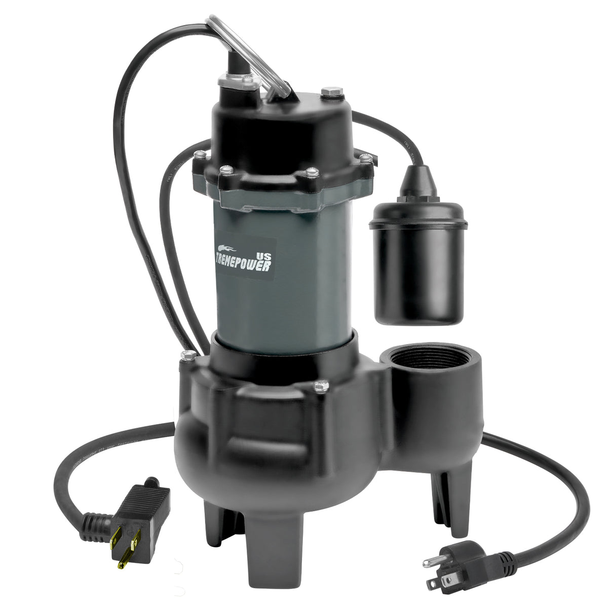 XtremepowerUS 1/2HP Submersible Sump Pump Sub Pump 4860 GPH Aluminum ...