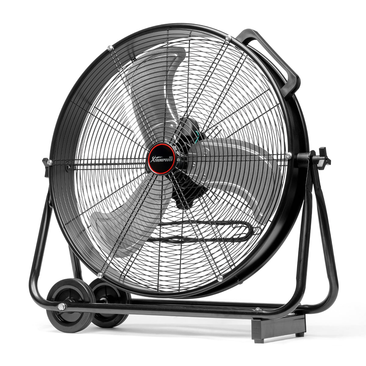 XtremepowerUS 24" Commercial Rolling Drum Warehouse Floor Fan Shop 3 A ...